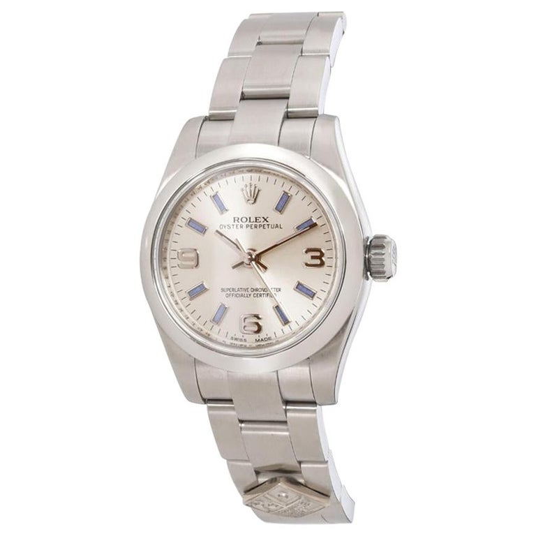 Rolex Oyster Perpetual 176200 Domino's Women's Watch in Stainless Steel ...