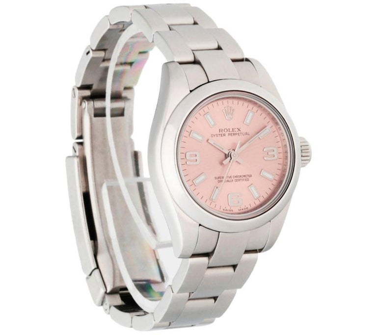 Rolex Oyster Perpetual 176200 Stainless Steel Ladies Watch Box and ...