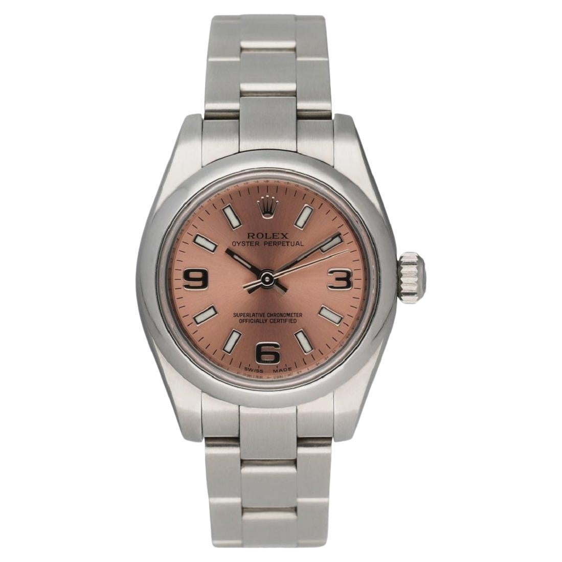 Rolex Oyster Perpetual 177200 Women’s Automatic Watch with Box and ...
