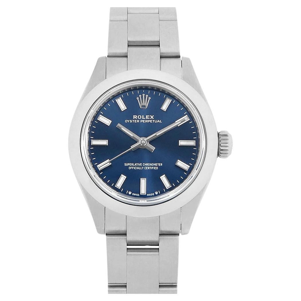 Rolex Oyster Perpetual 28 276200 - Blue Dial, Random No., Pre-Owned ...