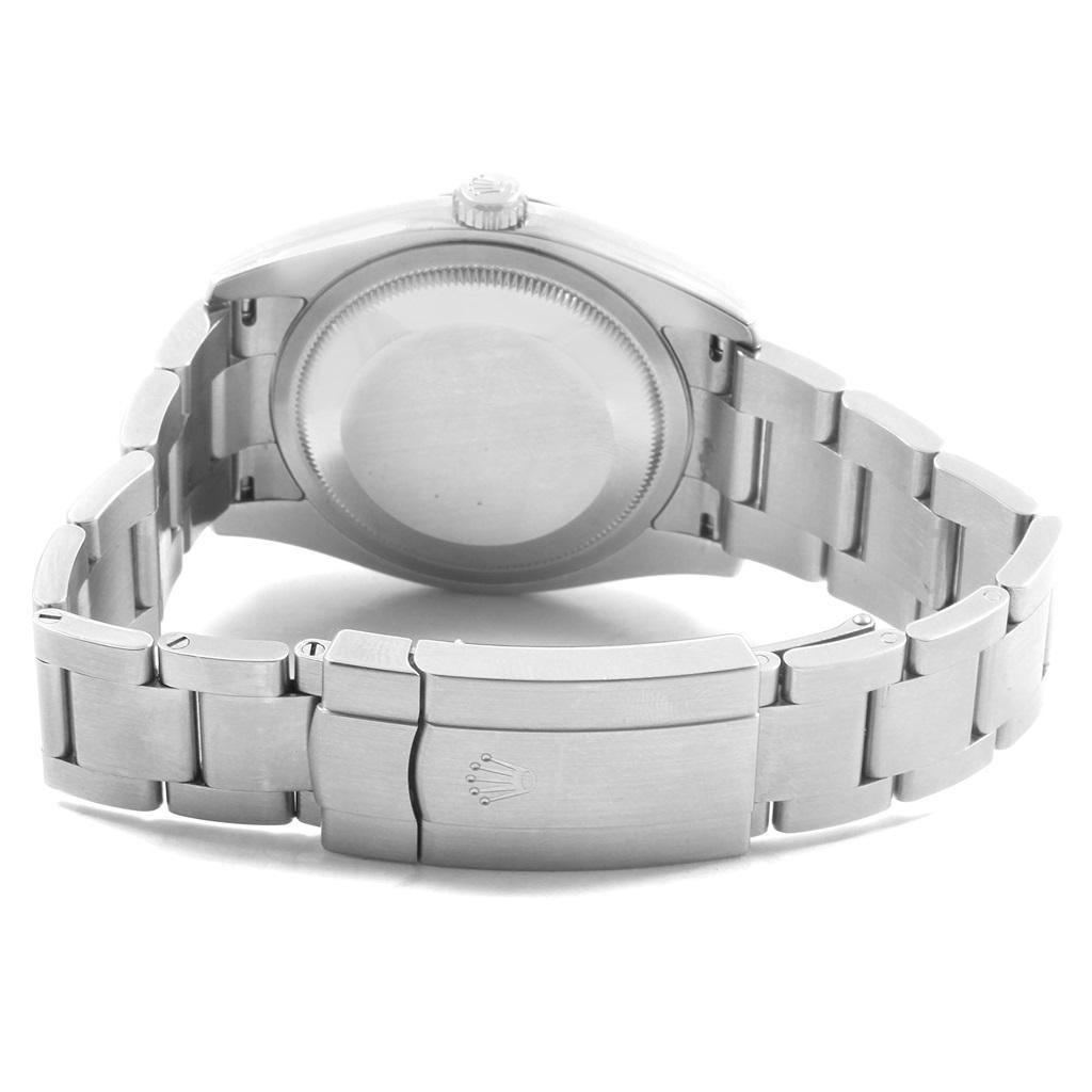 Rolex Oyster Perpetual 36 Pink Baton Hour Markers Unisex Watch 116000 ...