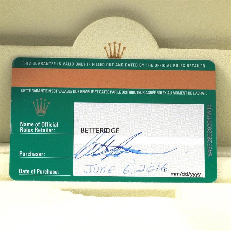 Rolex Oyster Perpetual 36 White Grape Dial Men's Watch 116000 Box Card ...