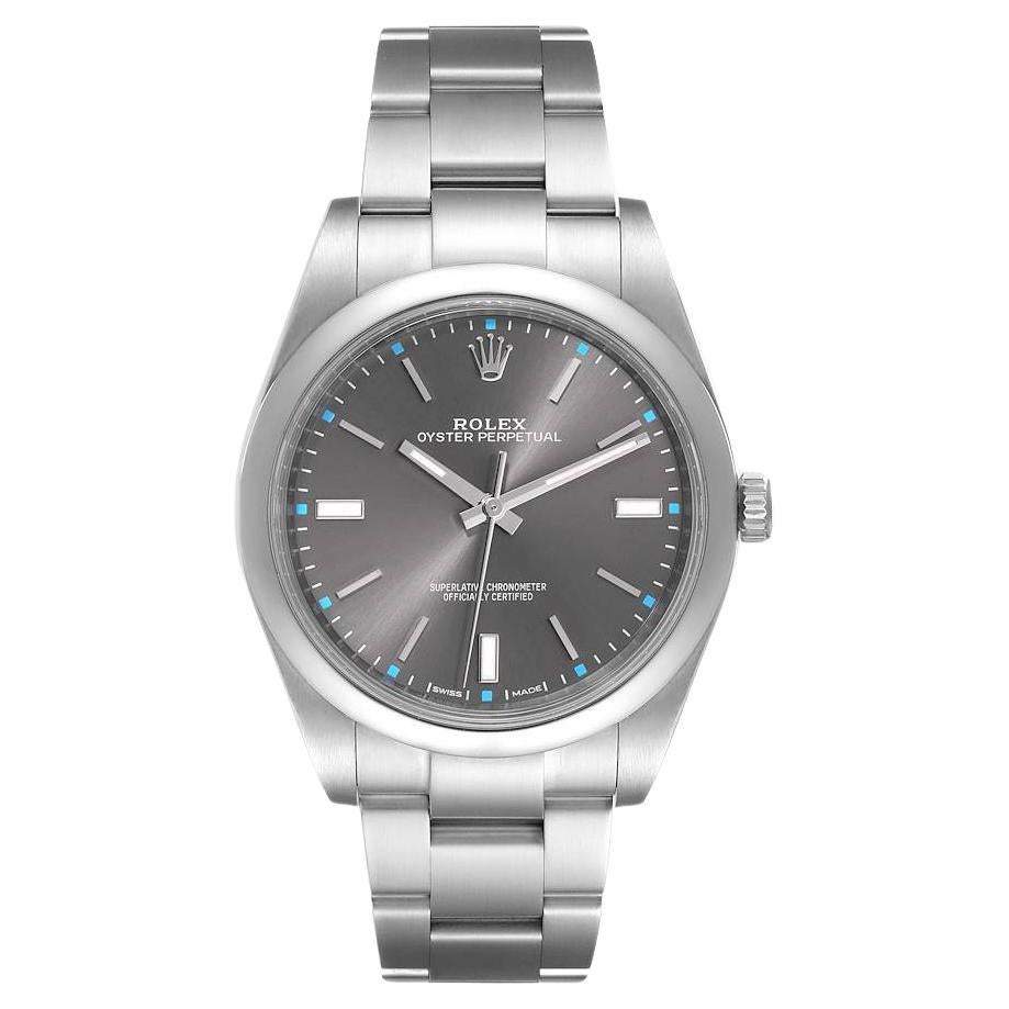 Rolex Oyster Perpetual Date Vintage Men's Stainless Steel Watch 1530 ...