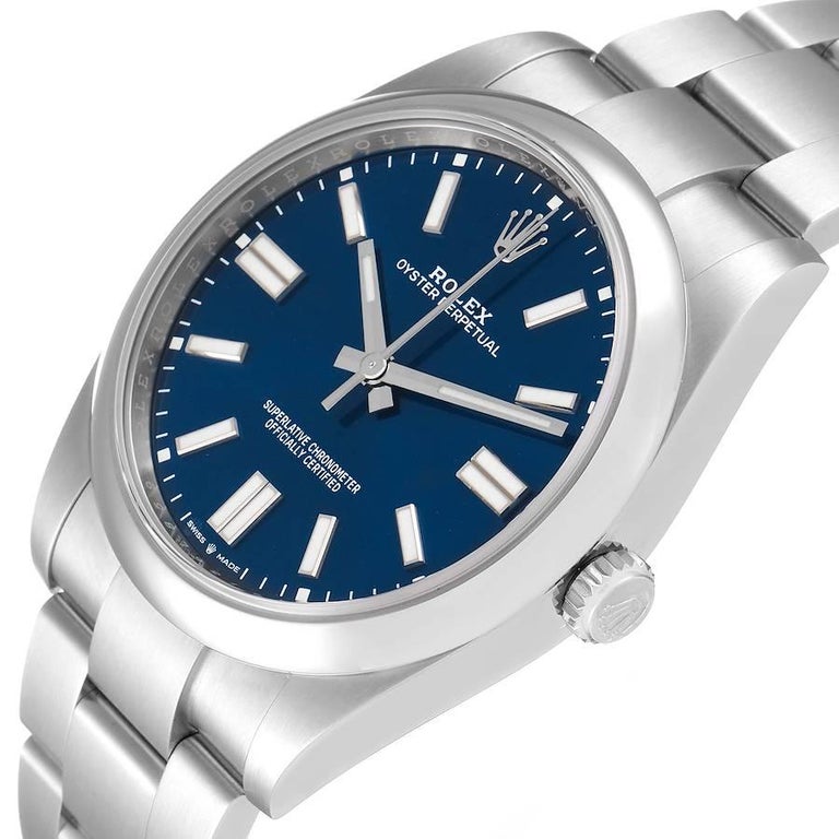 Rolex Oyster Perpetual Automatic Steel Mens Watch 124300 Box Card at ...