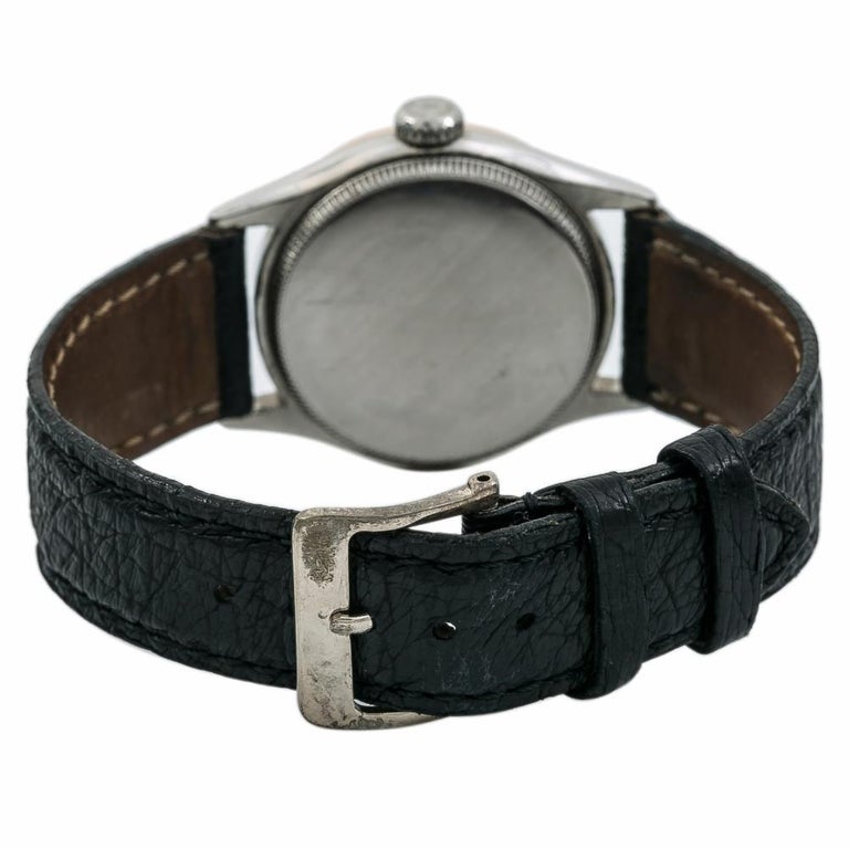 Rolex Oyster Perpetual 6044 Men’s Automatic Vintage Watch White Dial 14 ...