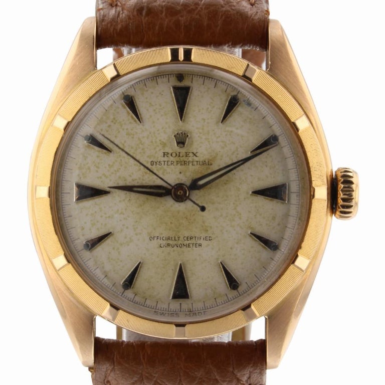 Rolex Oyster Perpetual 6085, Millimeters Silver Dial, Certified and ...