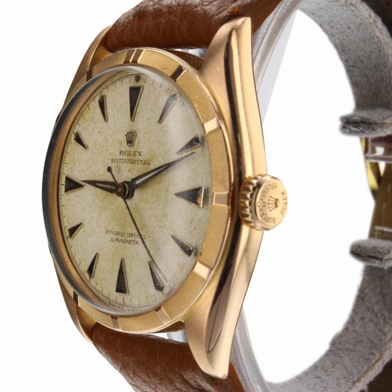 Rolex Oyster Perpetual 6085, Millimeters Silver Dial, Certified and ...