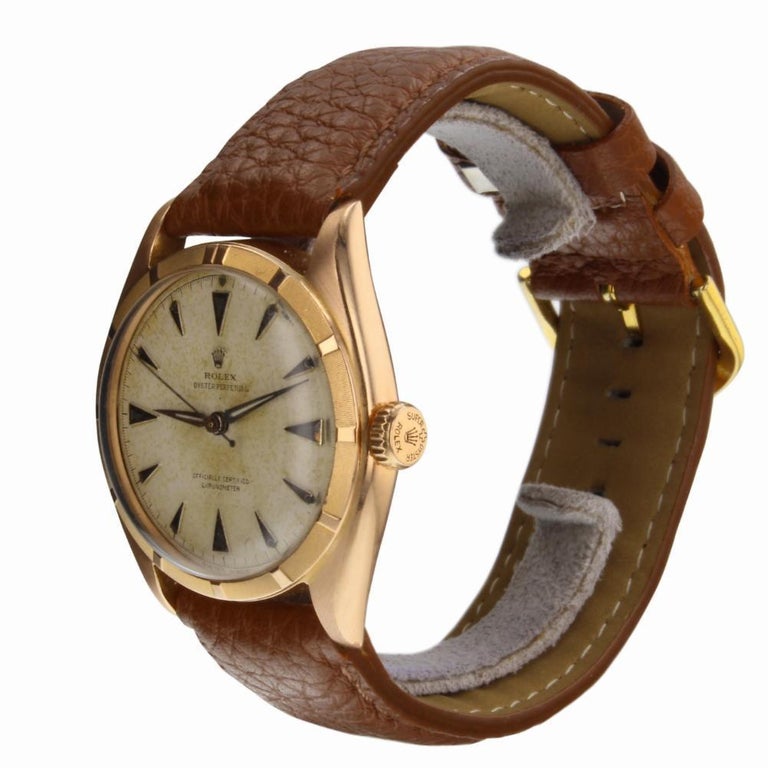 Rolex Oyster Perpetual 6085, Millimeters Silver Dial, Certified and ...