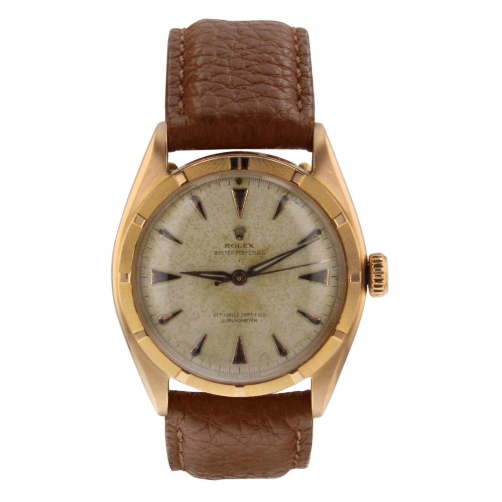 Rolex Oyster Perpetual 6085, Millimeters Silver Dial, Certified and ...