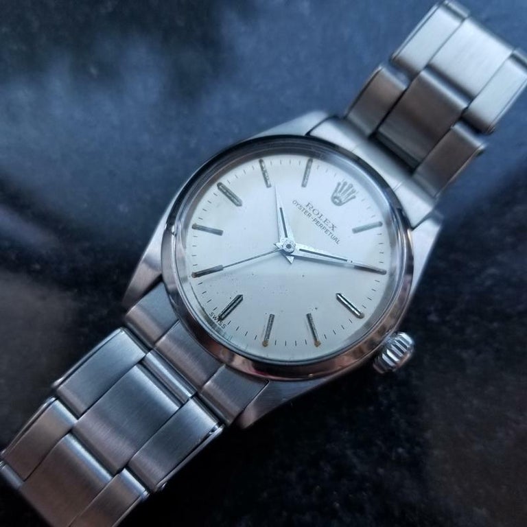 Rolex Oyster Perpetual 6548 All-Stainless Steel Automatic, circa 1958 ...
