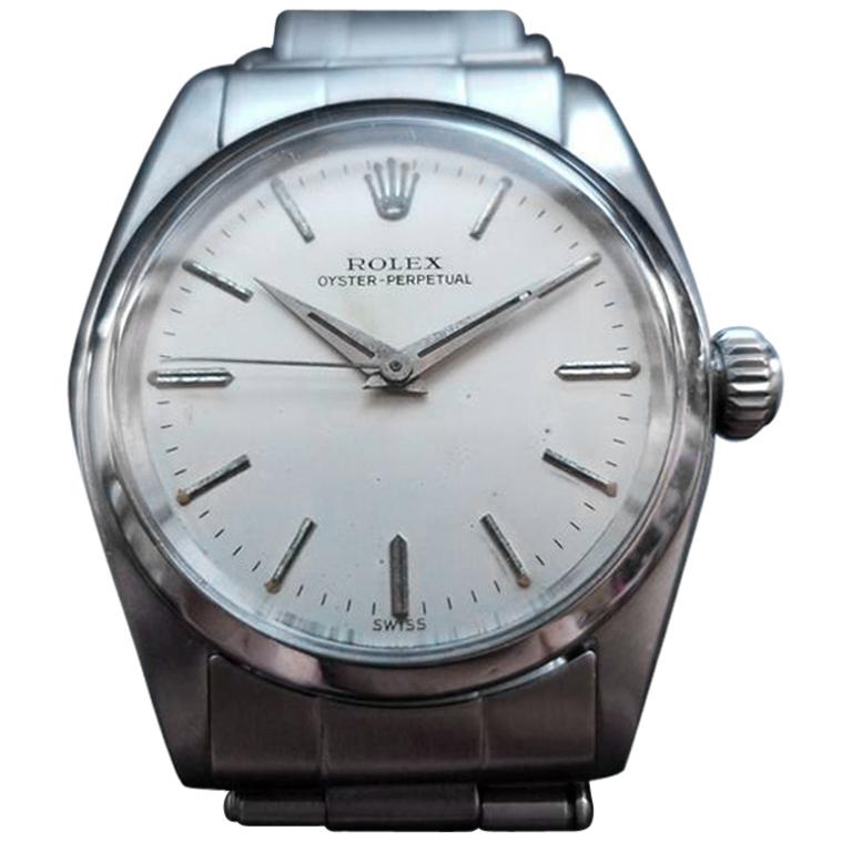 Rolex Oyster Perpetual 6548 All-Stainless Steel Automatic, circa 1958 ...