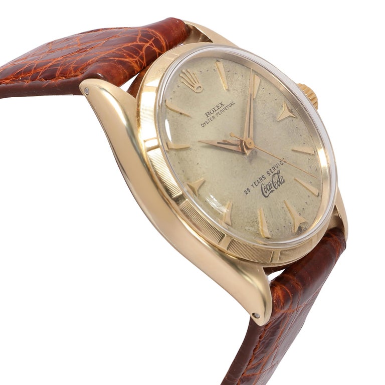 Rolex Oyster Perpetual 6565 Men's Watch in 14 Karat Yellow Gold For ...