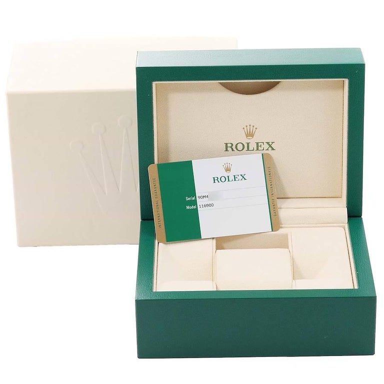 Rolex Oyster Perpetual Air King Green Hand Steel Mens Watch 116900 Box ...