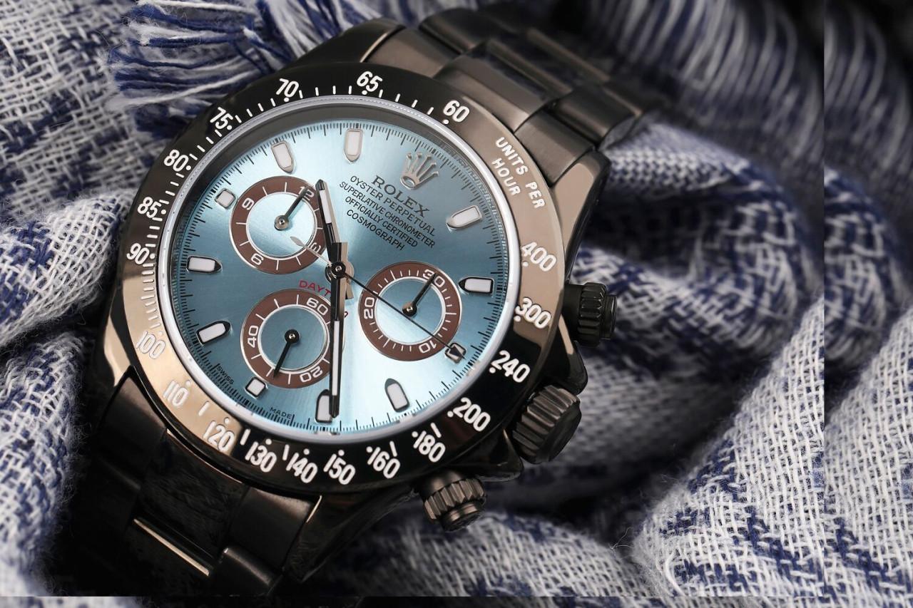 Rolex Oyster Perpetual Cosmograph Daytona Black PVD/DLC Coated Watch ...
