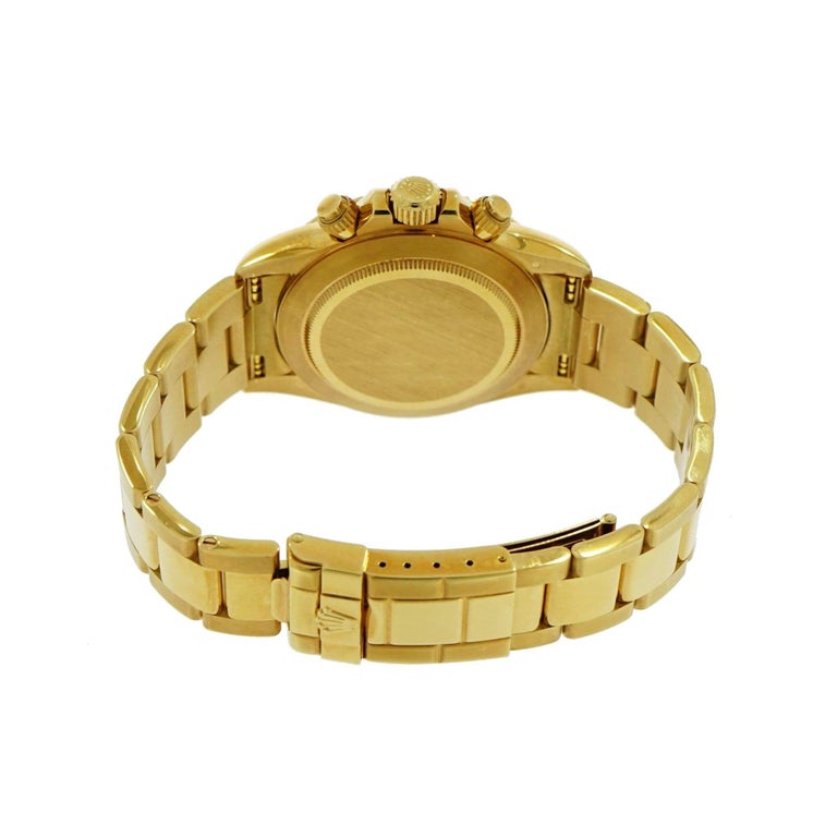 Rolex Oyster Perpetual Cosmograph Daytona in 18 Karat Yellow Gold at ...