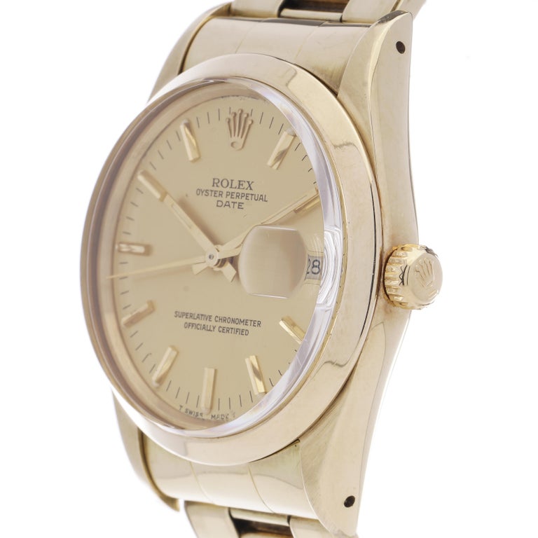 Rolex Oyster Perpetual Date 15007 For Sale at 1stDibs