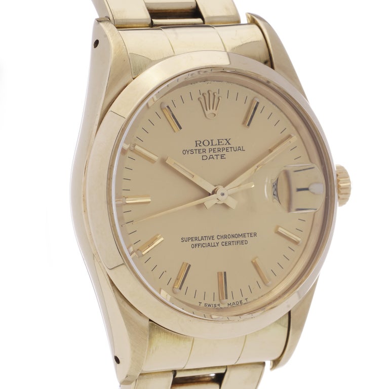 Rolex Oyster Perpetual Date 15007 For Sale at 1stDibs