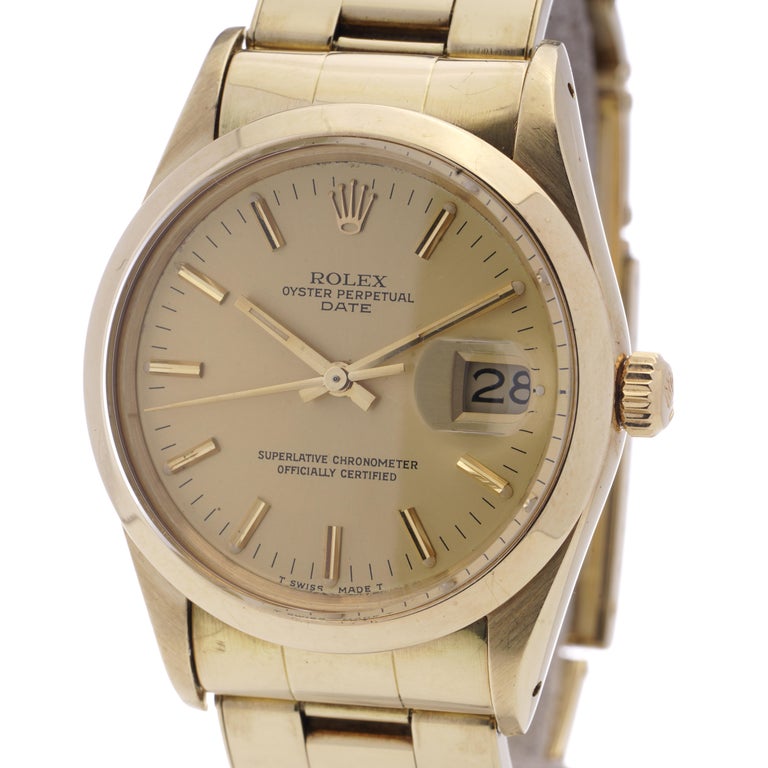 Rolex Oyster Perpetual Date 15007 For Sale at 1stDibs