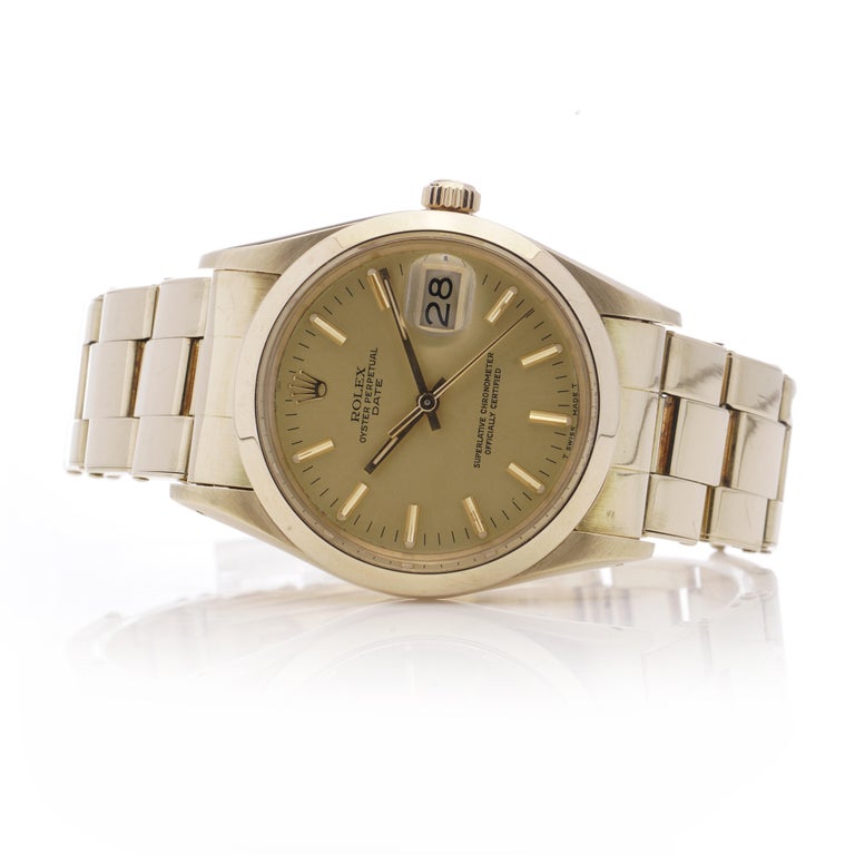 Rolex Oyster Perpetual Date 15007 For Sale at 1stDibs
