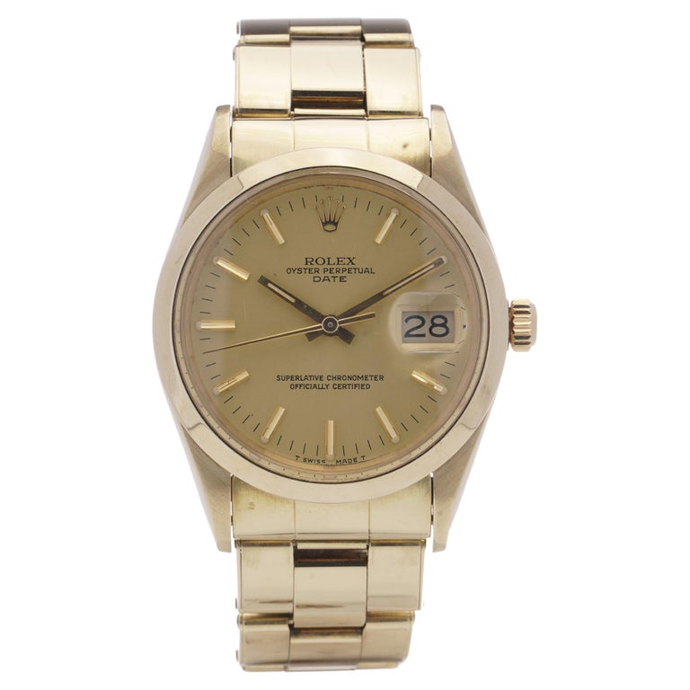 Rolex Oyster Perpetual Date 15007 For Sale at 1stDibs