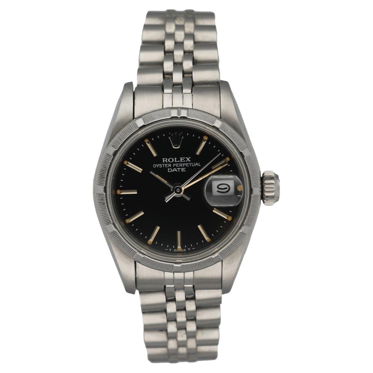 ROLEX Pink Gold Midsize Oyster Perpetual Date Ref 6624 at 1stDibs ...