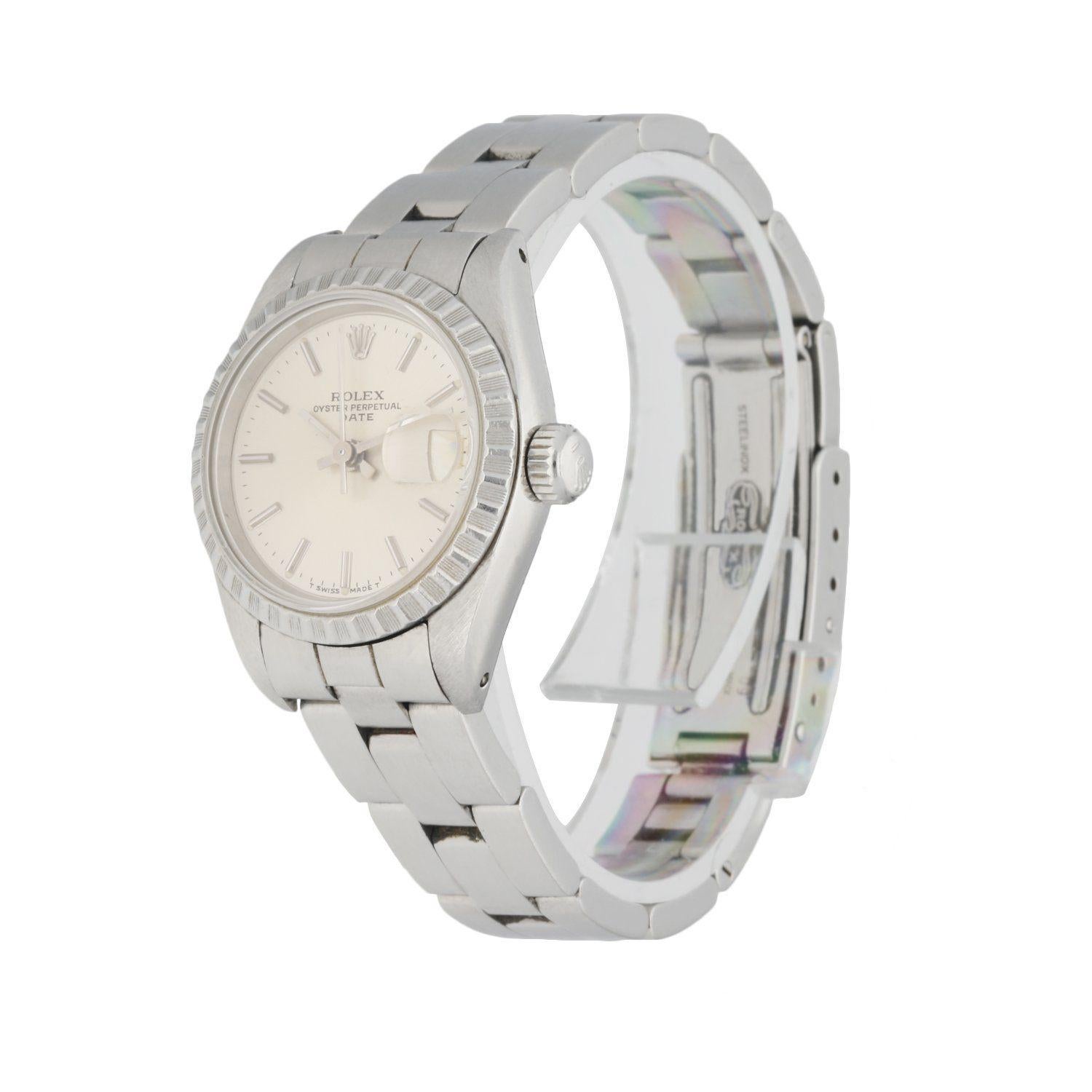 Rolex Oyster Perpetual Date 69240 Ladies Watch at 1stDibs | rolex 69240