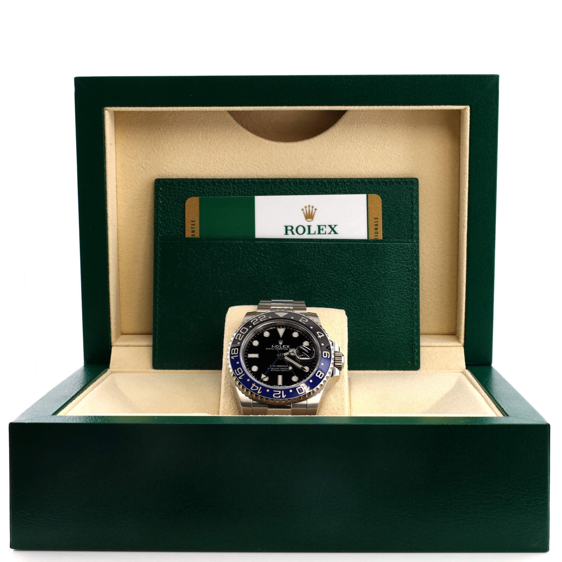 Rolex Oyster Perpetual Date GMT-Master II Batman Automatic Watch ...