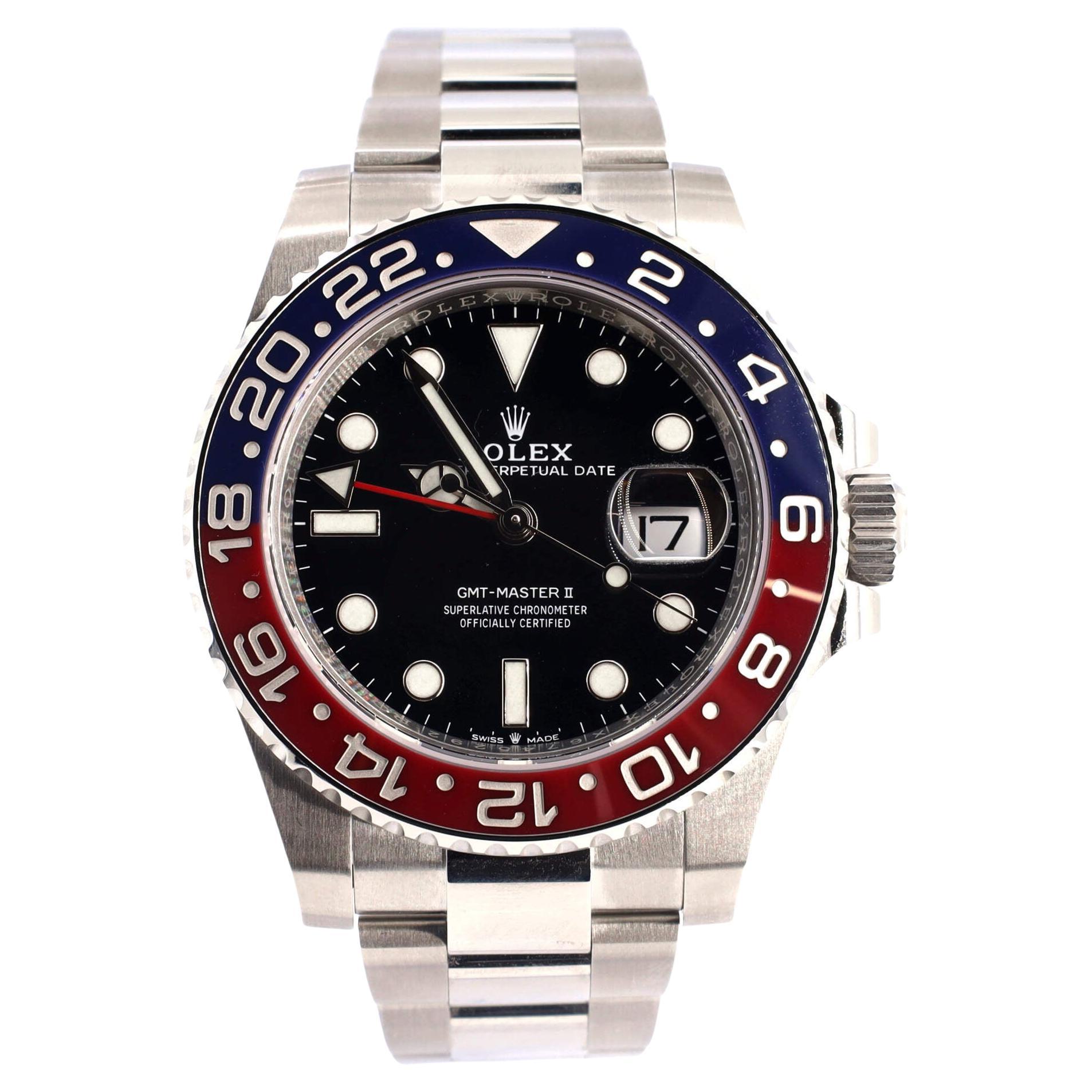 Rolex Oyster Perpetual Date GMT-Master II Rootbeer Automatic Watch ...