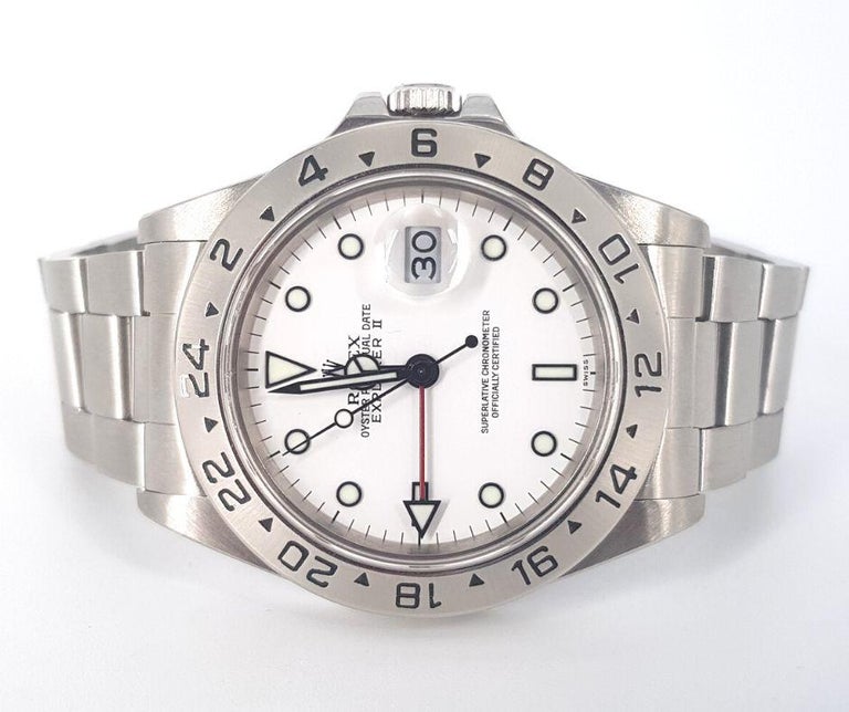 Rolex Oyster Perpetual Date Just Explorer II For Sale at 1stDibs