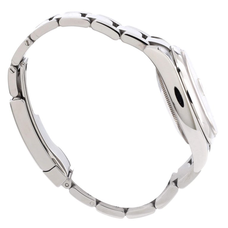 Rolex Oyster Perpetual Datejust Automatic Watch Stainless Steel 36 For Sale at 1stDibs