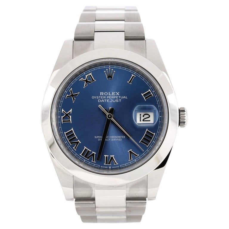 Rolex Oyster Perpetual Datejust Automatic Watch Stainless Steel 41 For Sale at 1stDibs