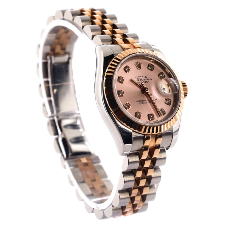 Rolex Oyster Perpetual Datejust Automatic Watch Stainless Steel and ...
