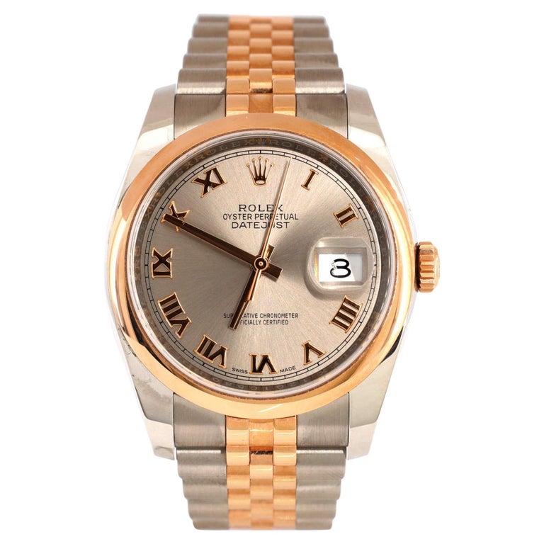 Rolex Oyster Perpetual Datejust Automatic Watch Stainless Steel and ...