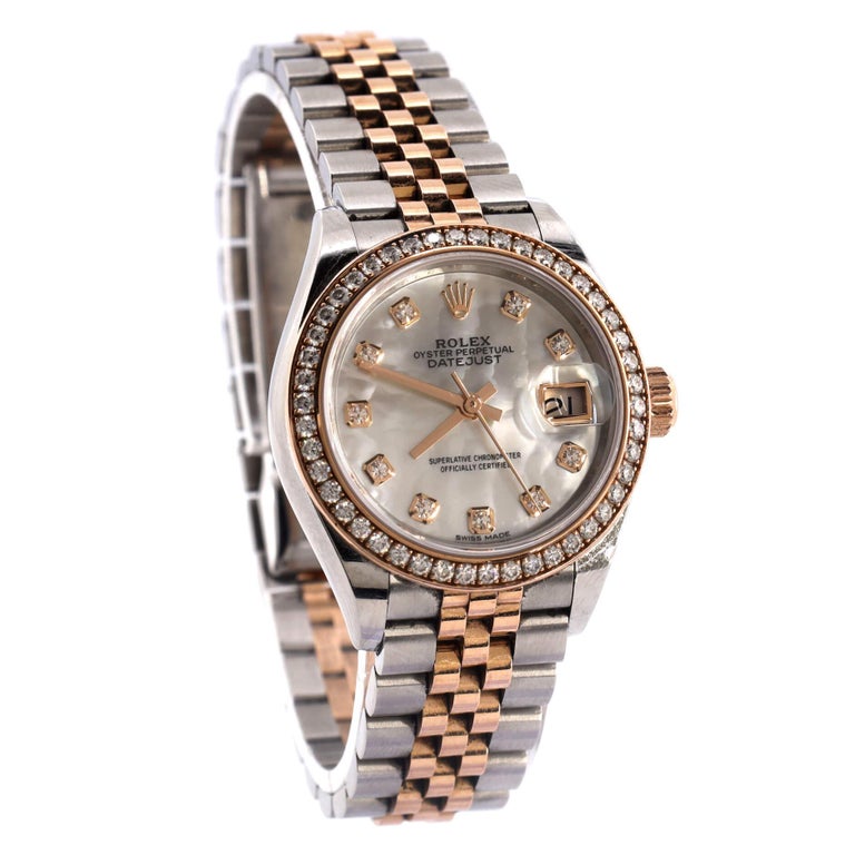 Rolex Oyster Perpetual Datejust Automatic Watch Stainless Steel and ...