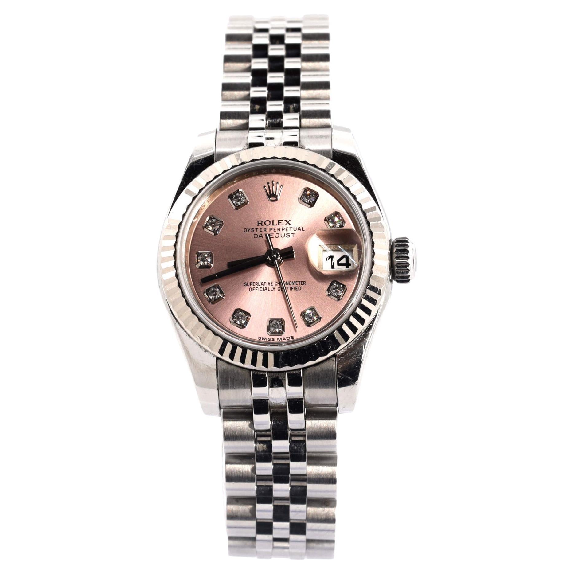 Rolex Stainless Steel Datejust Original Folded Link Oyster Bracelet ...