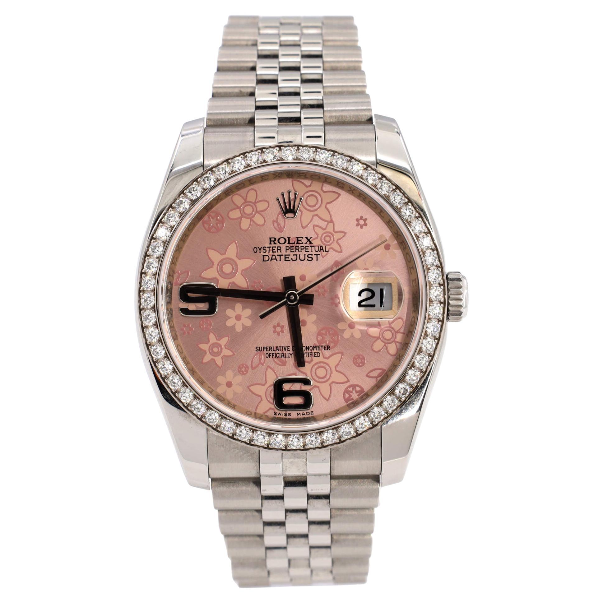 Rolex Oyster Perpetual Datejust Automatic Watch Stainless Steel and ...