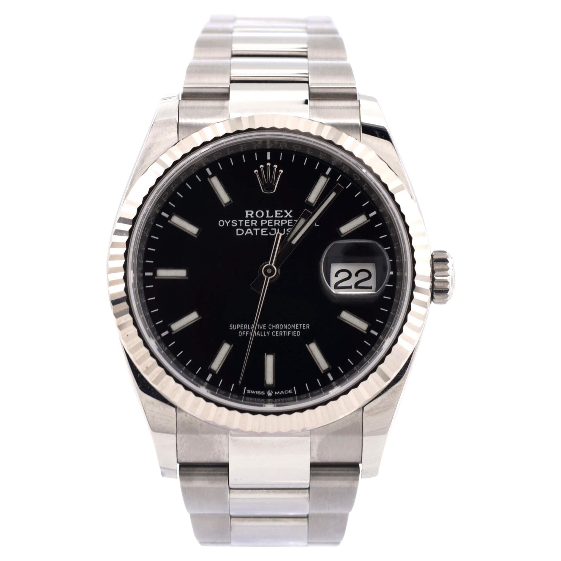 Rolex Oyster Perpetual Datejust Automatic Watch Stainless Steel and ...