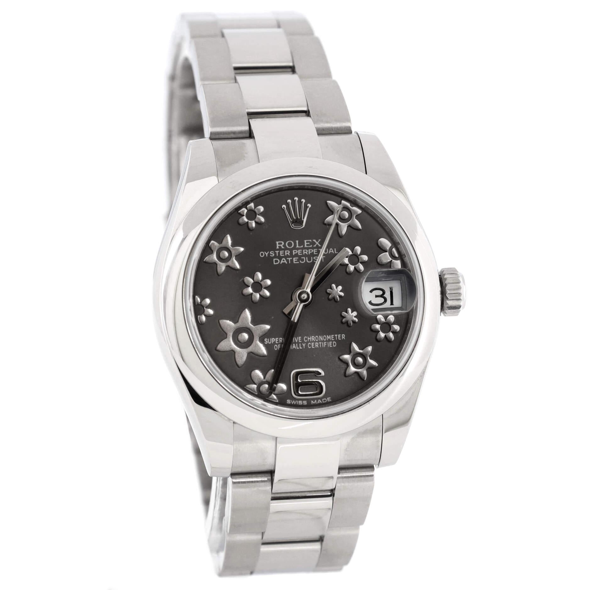 Rolex Oyster Perpetual Datejust Automatic Watch Stainless Steel with ...