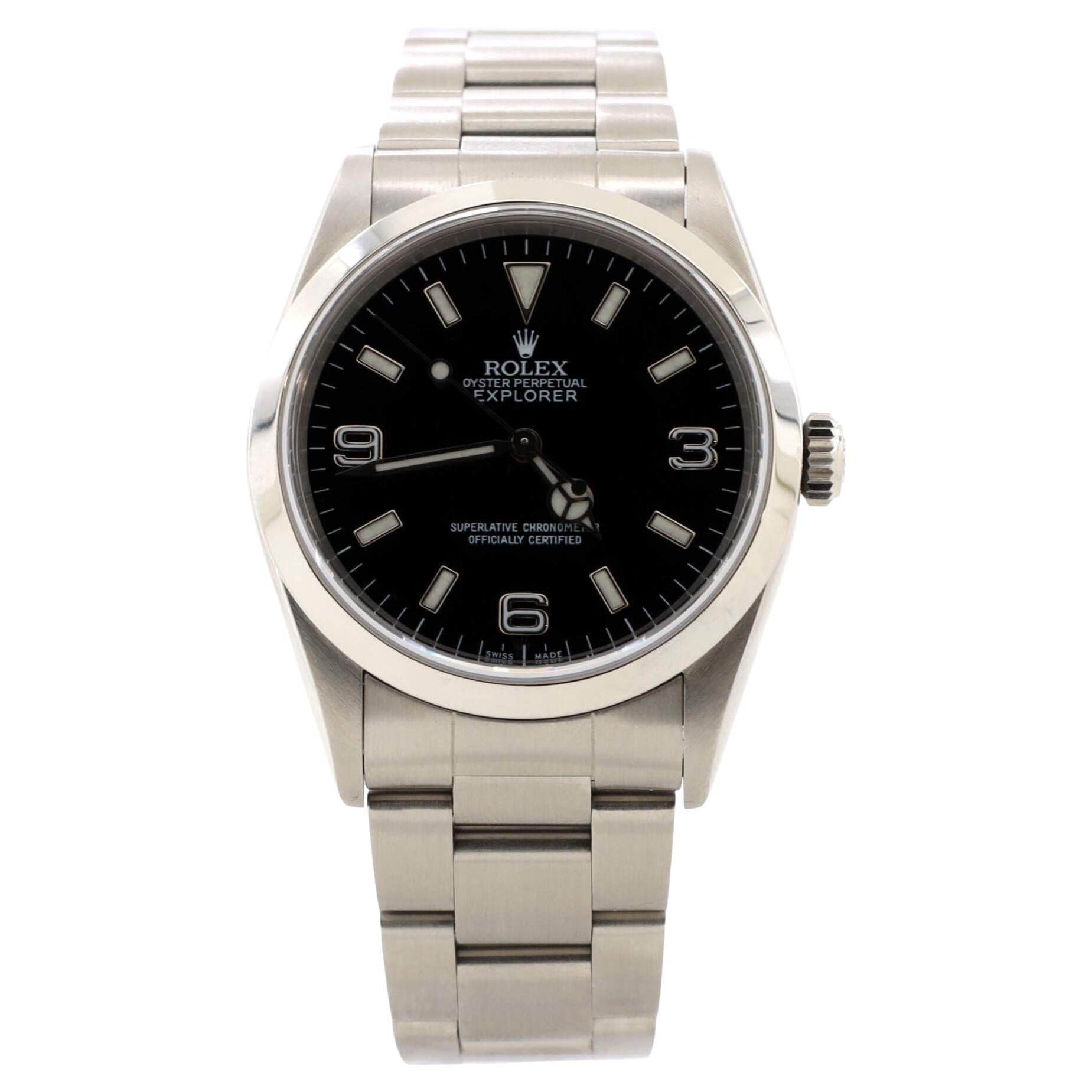 Rolex Oyster Perpetual Datejust Automatic Watch Stainless Steel 36 For ...