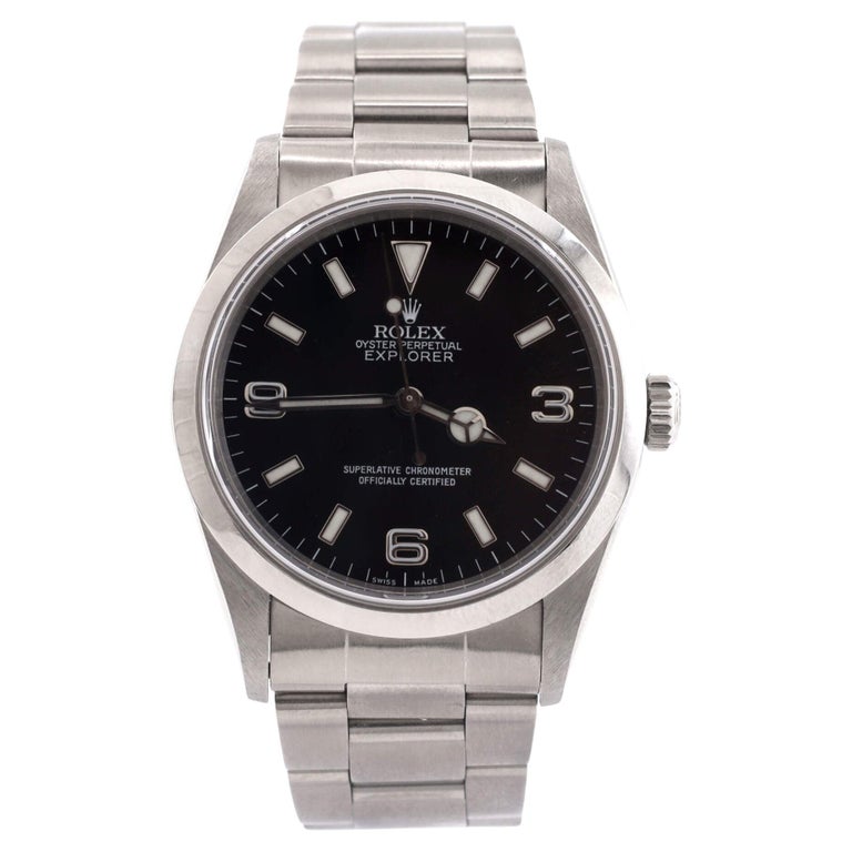 Rolex Oyster Perpetual Explorer Automatic Watch Stainless Steel 36 For ...