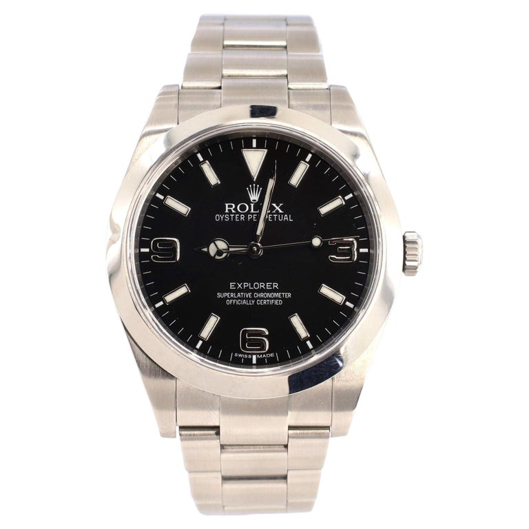 Rolex Oyster Perpetual Explorer Automatic Watch Stainless Steel 39 For ...