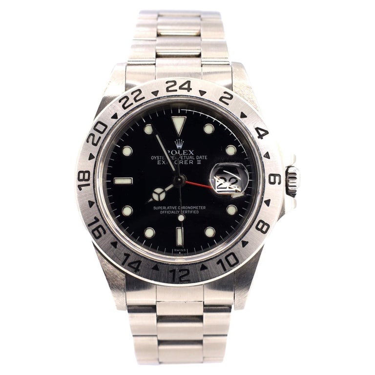 Rolex Oyster Perpetual Explorer II Automatic Watch Stainless Steel 40 ...
