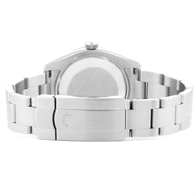 Rolex Oyster Perpetual Midsize Diamond Steel Ladies Watch 177234 For ...