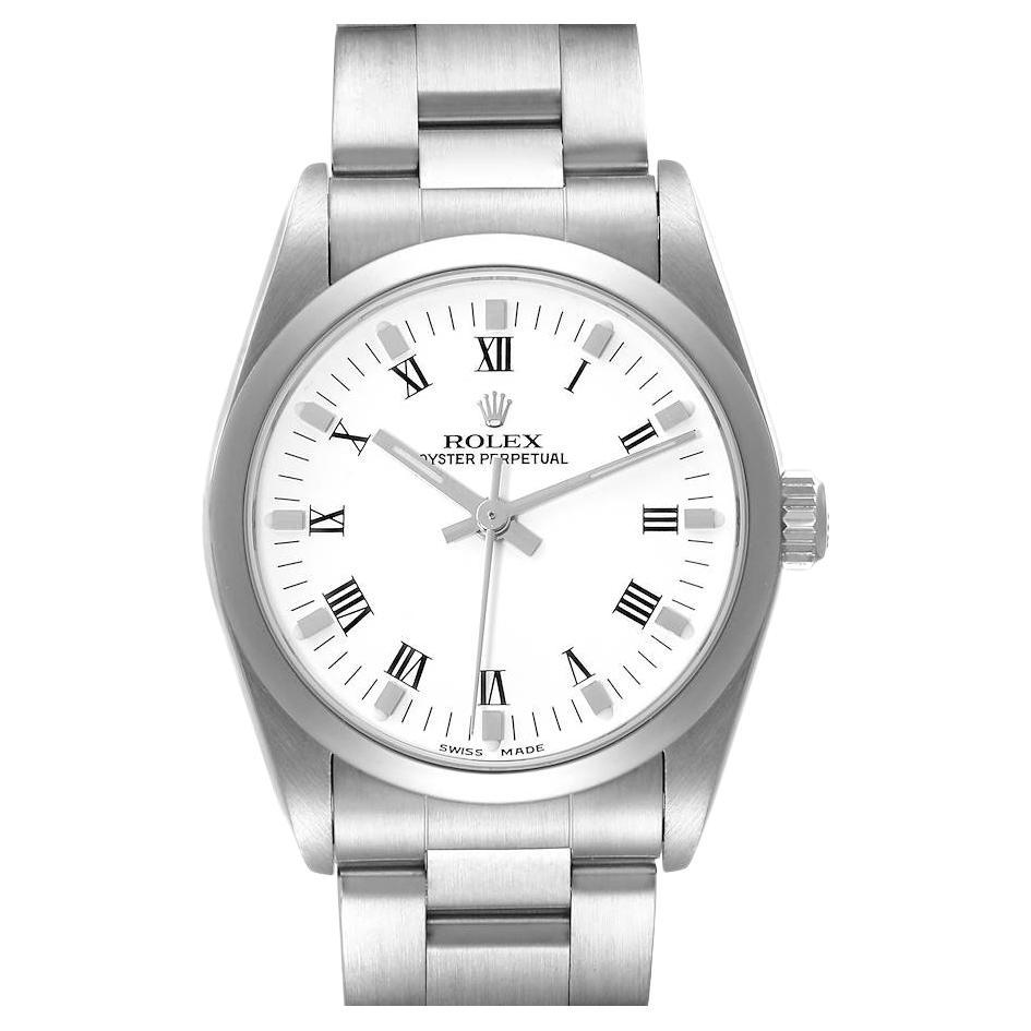 Rolex Ladies 6619 Oyster Perpetual Diamond Bezel Diamond Dial 18 Karat ...