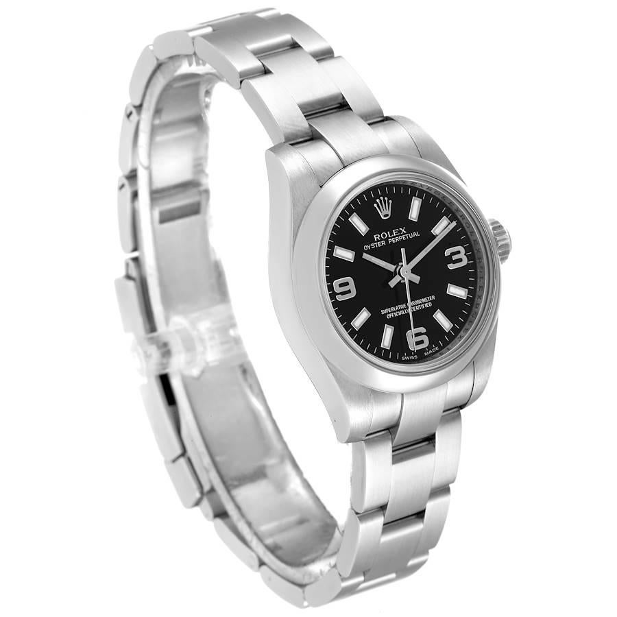 Rolex Oyster Perpetual Nondate Oyster Bracelet Ladies Watch 176200 For ...