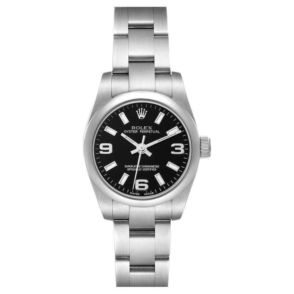 Rolex Oyster Perpetual Nondate Oyster Bracelet Ladies Watch 176200 For ...