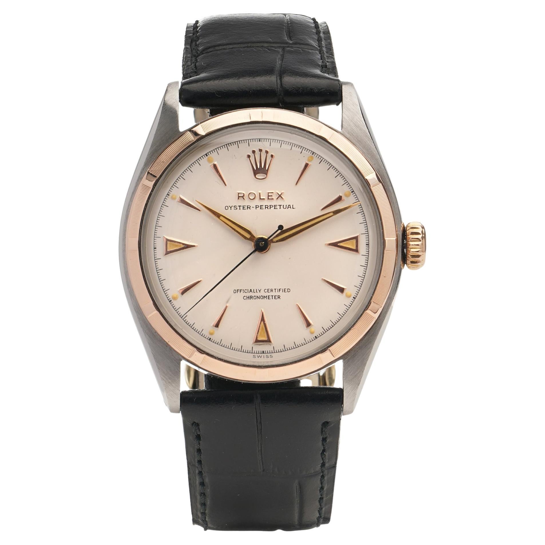 Vintage Rolex Oyster Perpetual Zephyr Two-Tone Watch, 1965 For Sale at ...