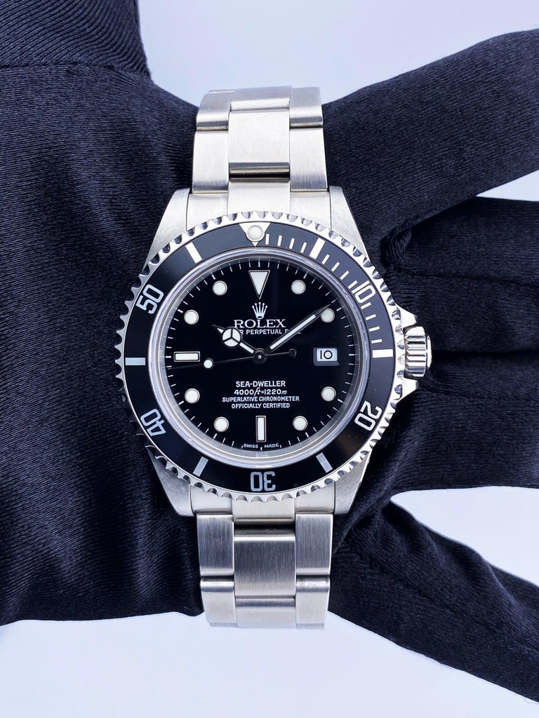 Rolex Oyster Perpetual Sea-Dweller 16600 Mens Watch Box and Papers at ...