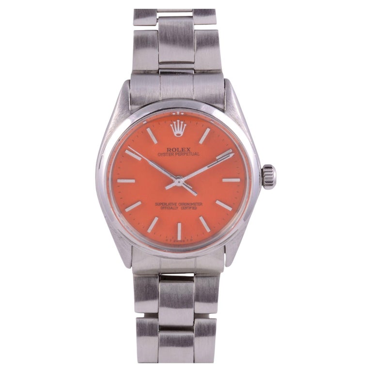 Rolex Oyster Perpetual Steel Bracelet Wrist Watch For Sale at 1stDibs