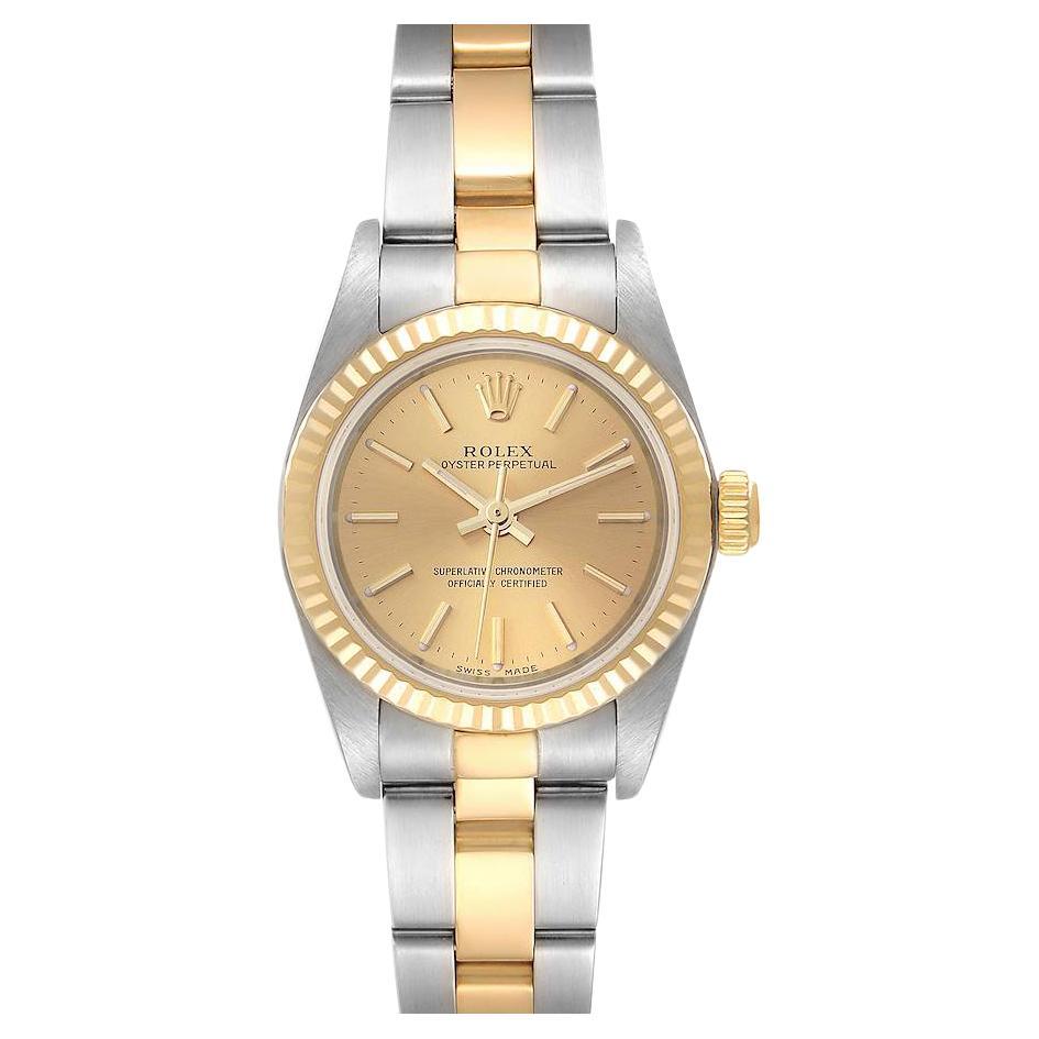 Rolex Yellow Gold Oyster Perpetual Wristwatch Ref 14238 circa 1991 at ...
